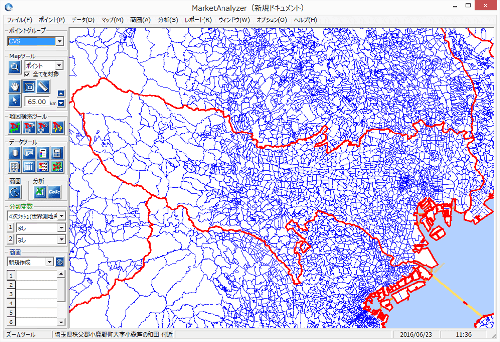 郵便番号地図｜技研商事インターナショナル